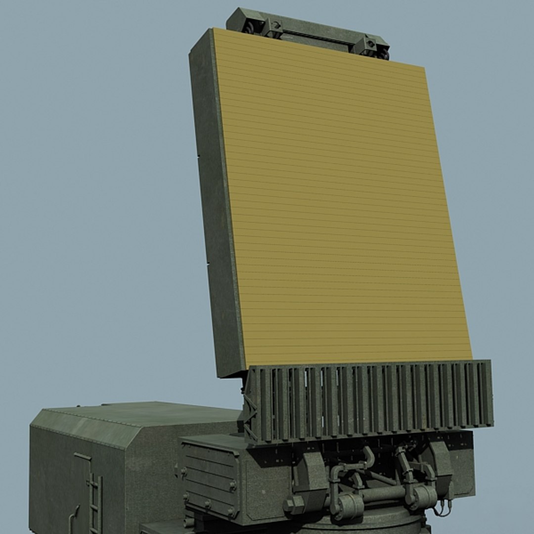 96l6e Radar 3d Model