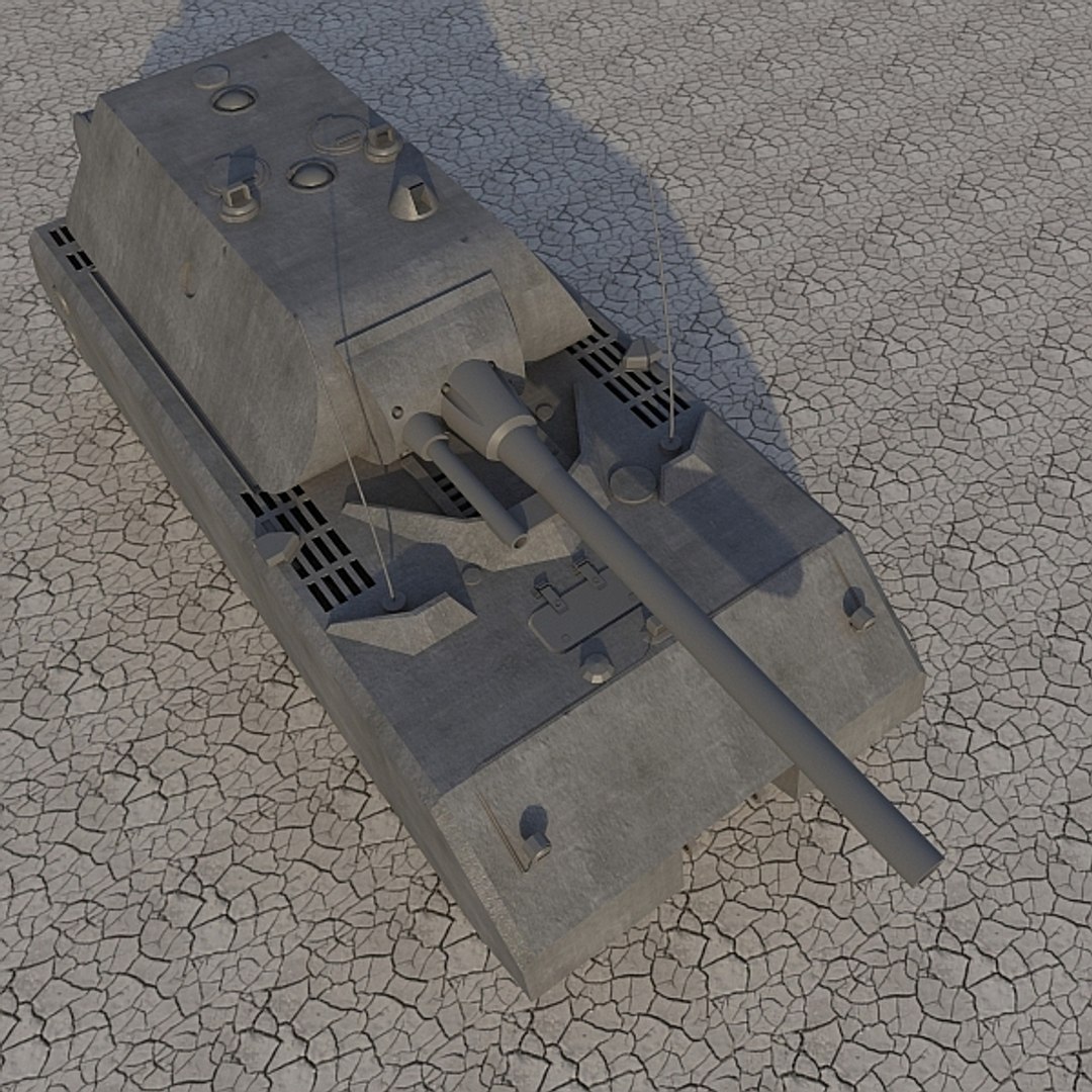 3d Maus German Tank Model