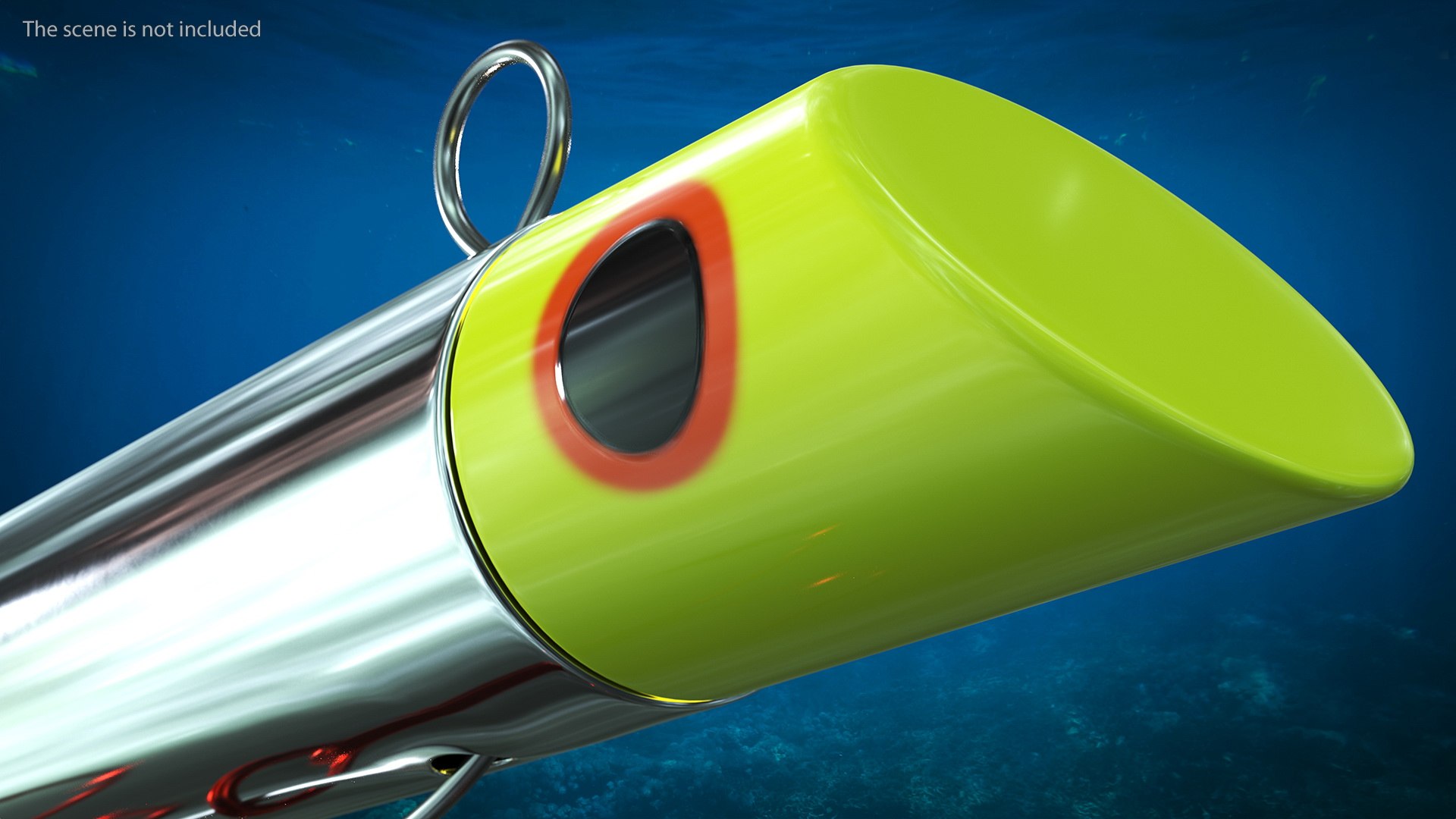 3D Fishing Gotcha Lure Silver model - TurboSquid 1827175