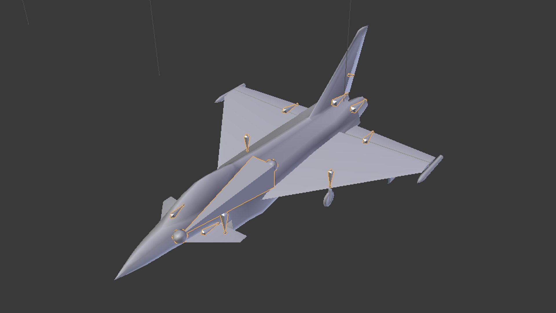 Retro Eurofighter Typhoon 2000 3D Model - TurboSquid 1319669