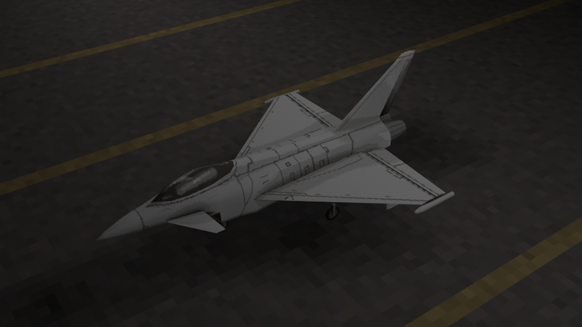 Retro Eurofighter Typhoon 2000 3D Model - TurboSquid 1319669