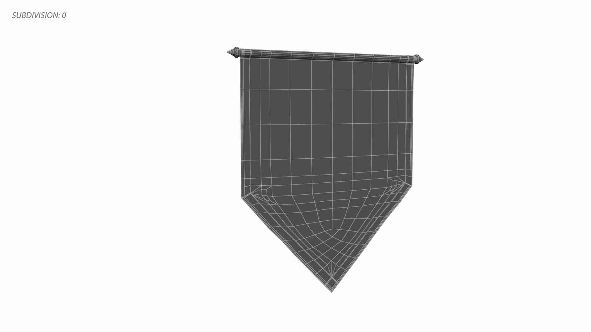 3D Fanion Table Flag V2 - TurboSquid 2003305