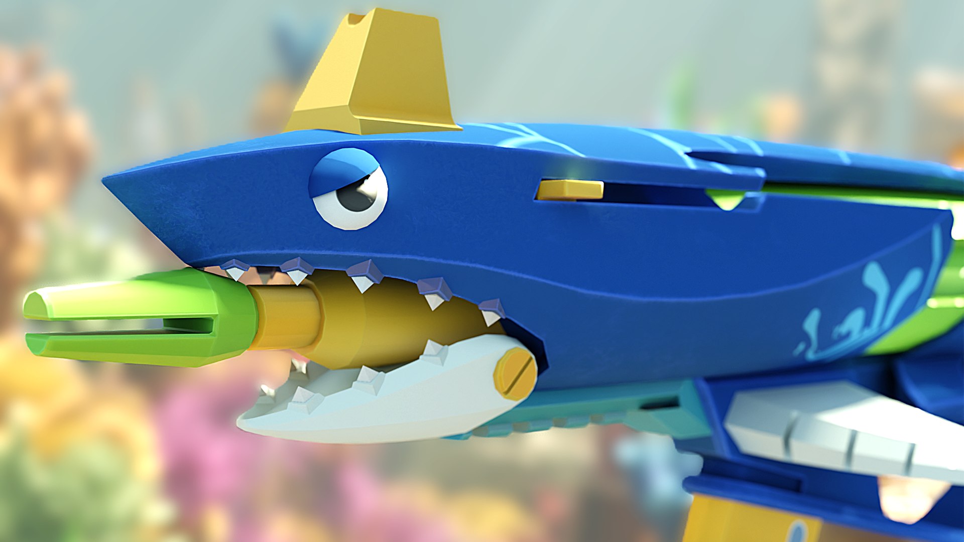 Shark Gun 3D Model - TurboSquid 2392102