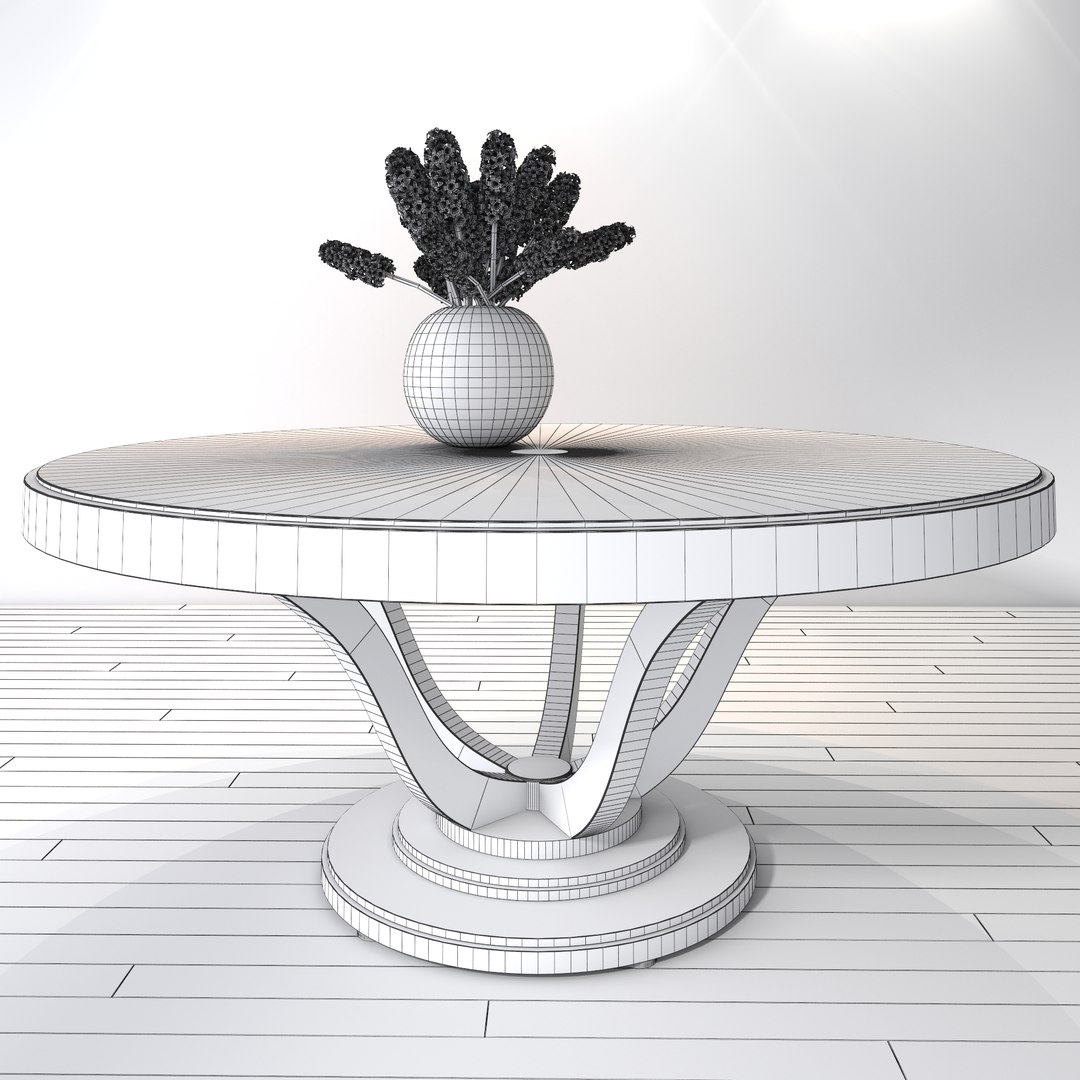 Selva Dining Table Victoria 3D Model - TurboSquid 1203801