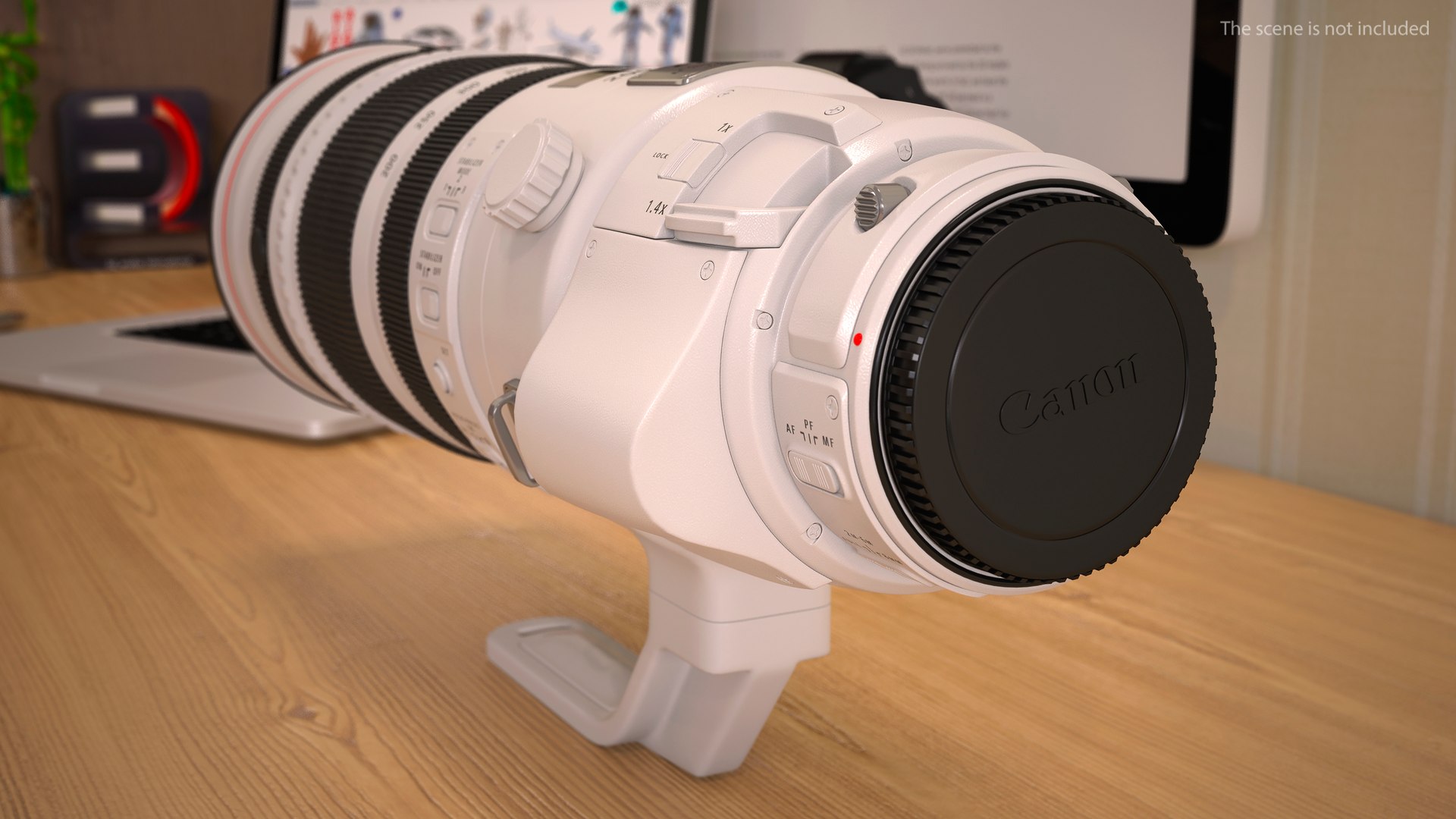 3D Canon Lens Ef 200 - TurboSquid 1586891