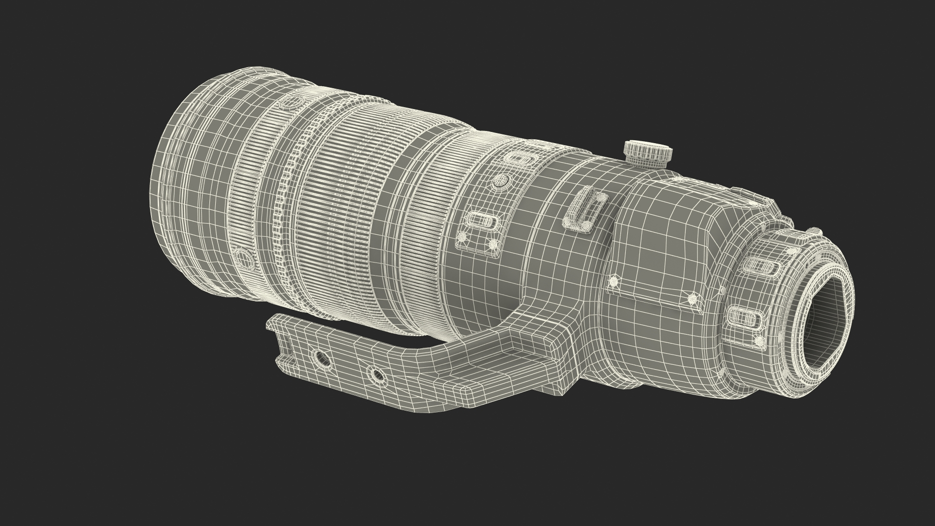 3D Canon Lens Ef 200 - TurboSquid 1586891