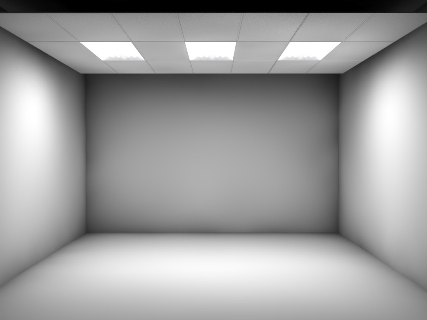 2 Fluorescent Light Troughs 3d 3ds