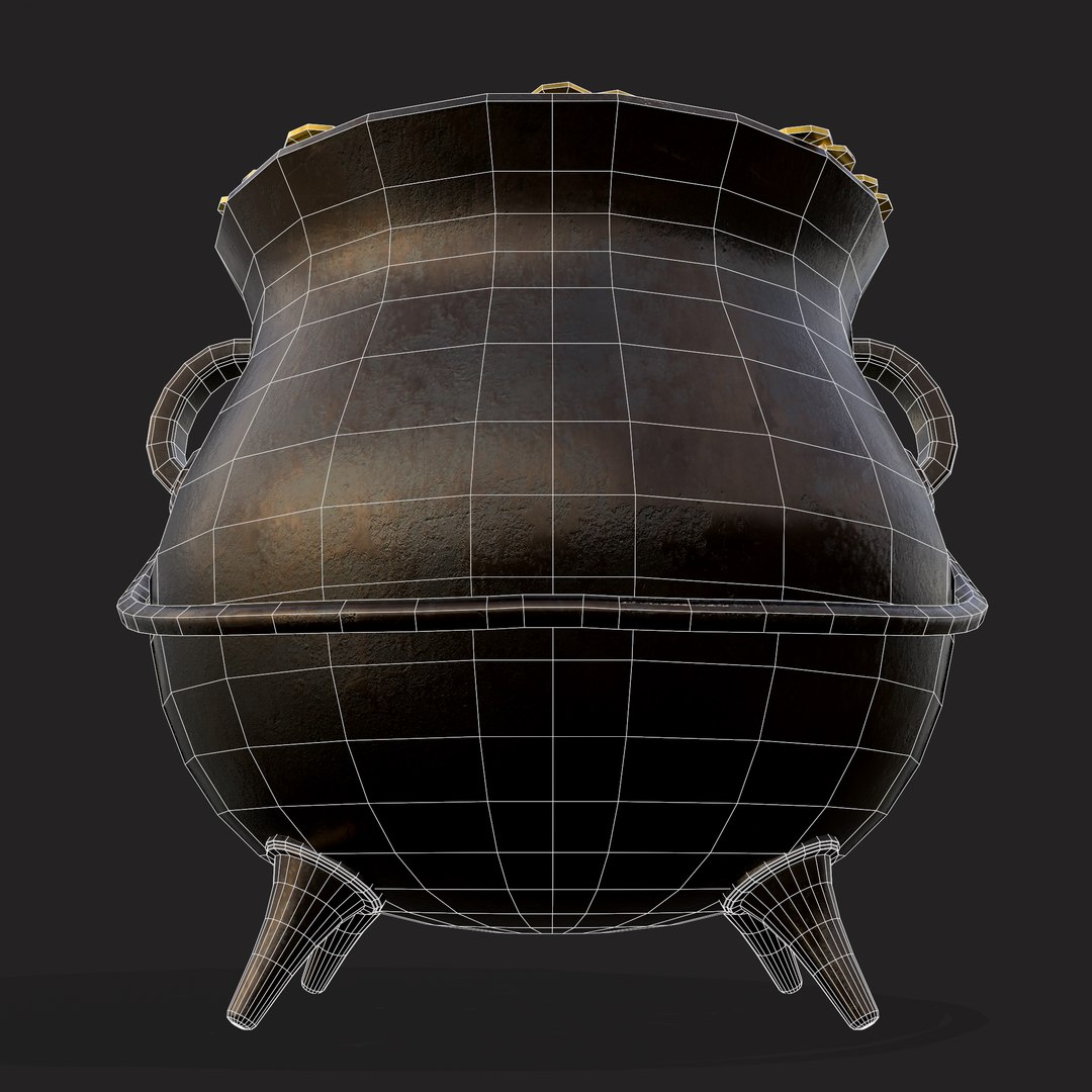 3D Pot Of Gold - TurboSquid 1872708