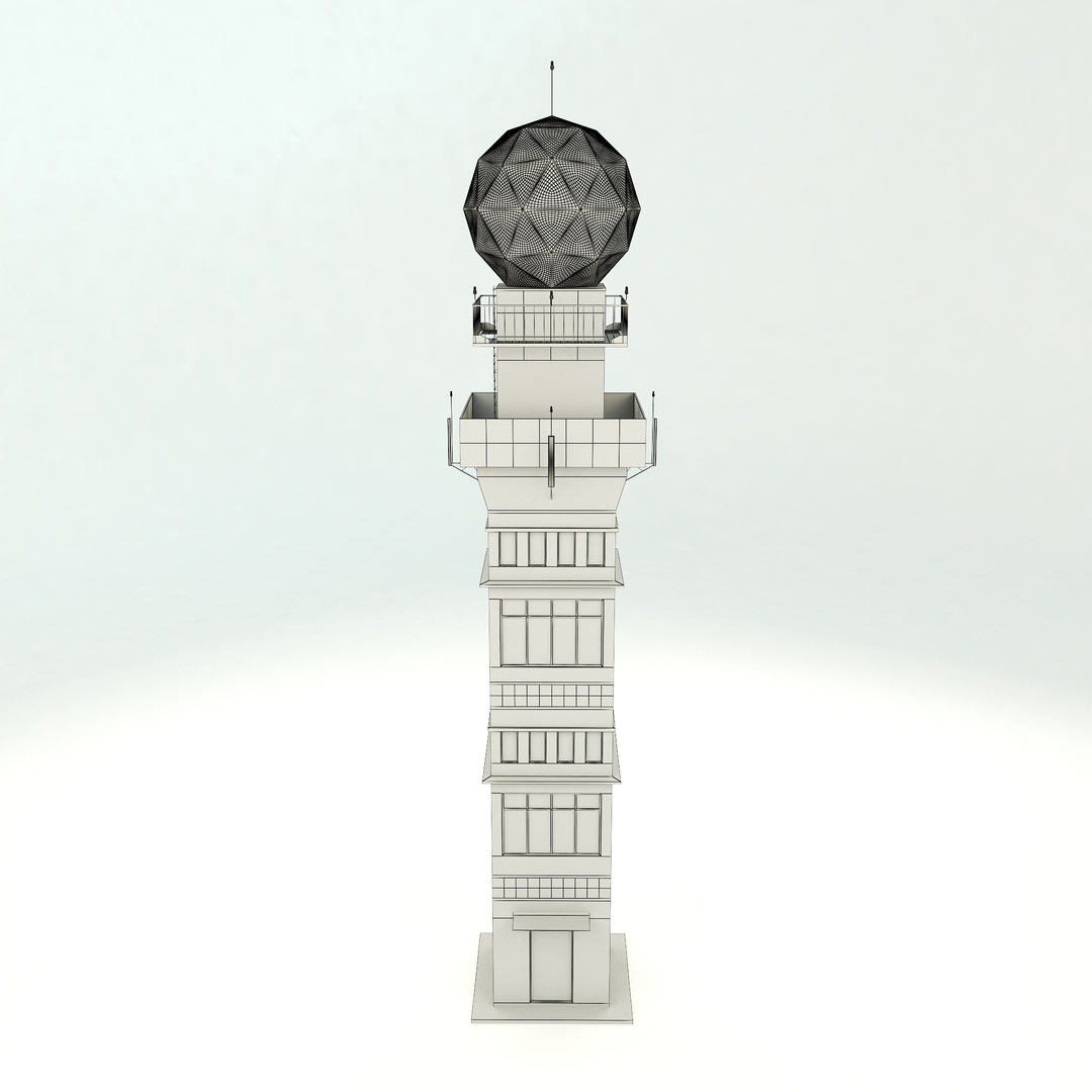 3D weather radar tower - TurboSquid 1654999