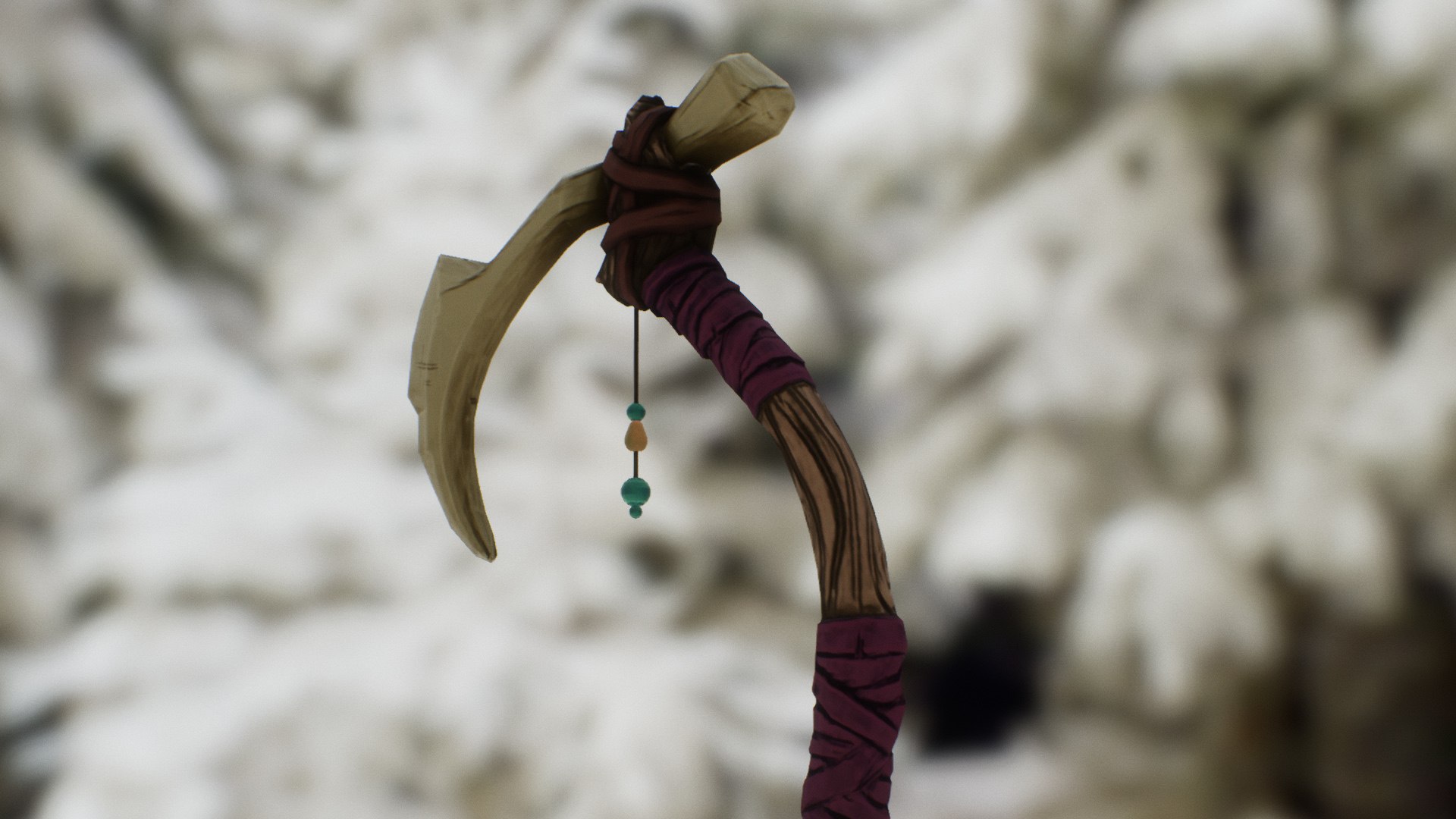 3D Bone Scythe - TurboSquid 1191375