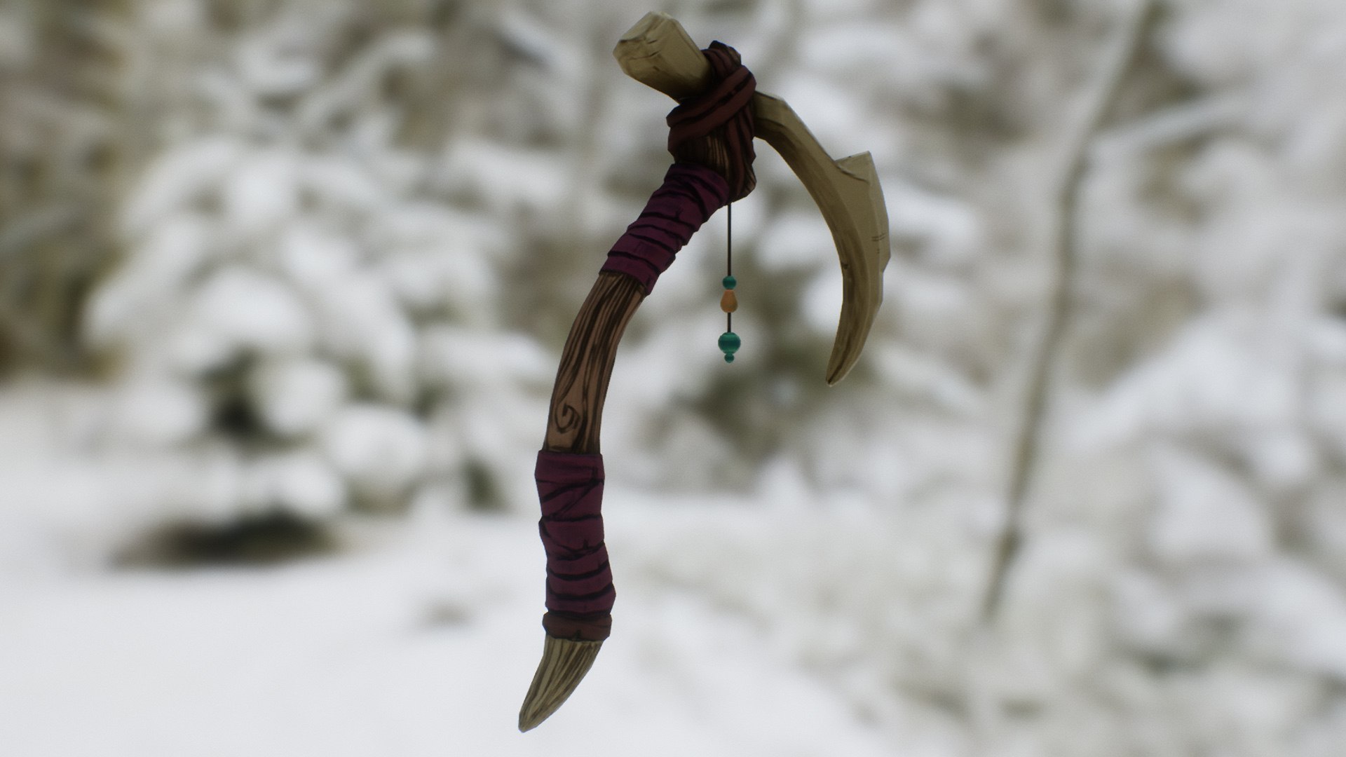 3D Bone Scythe - TurboSquid 1191375