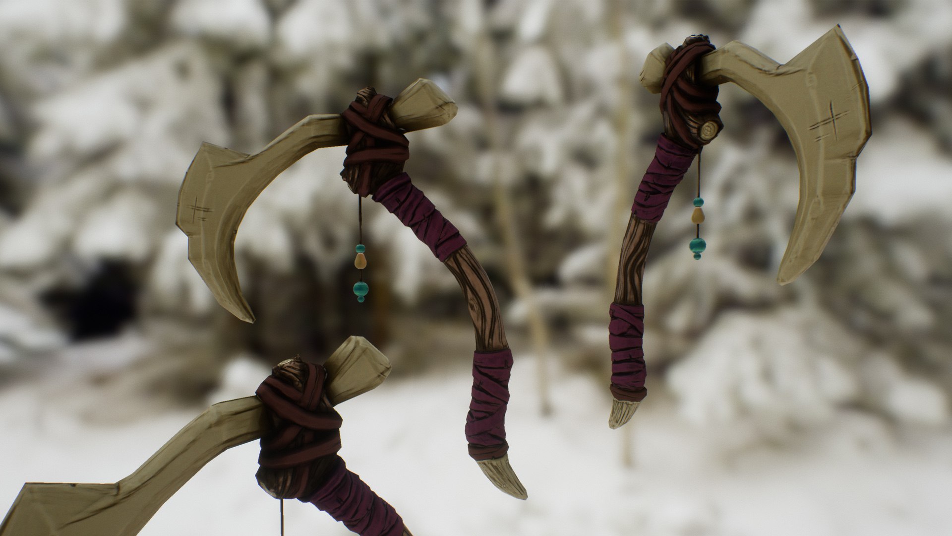 3D Bone Scythe - TurboSquid 1191375