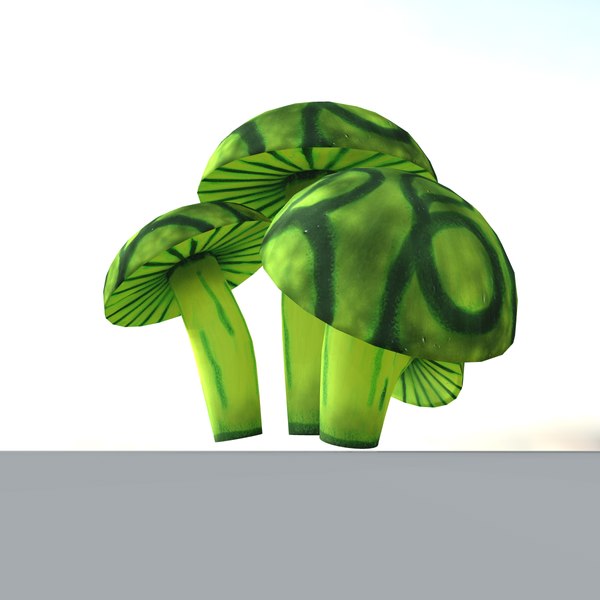 fungi fungas mushrooms 3d model