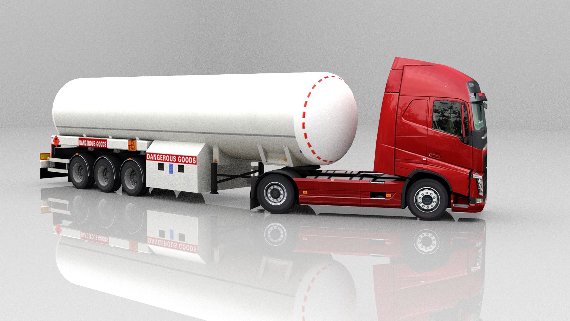 Tanker Trailer 3D - TurboSquid 1929521