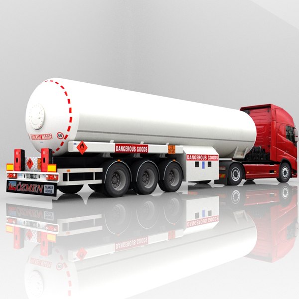 Tanker Trailer 3D - TurboSquid 1929521
