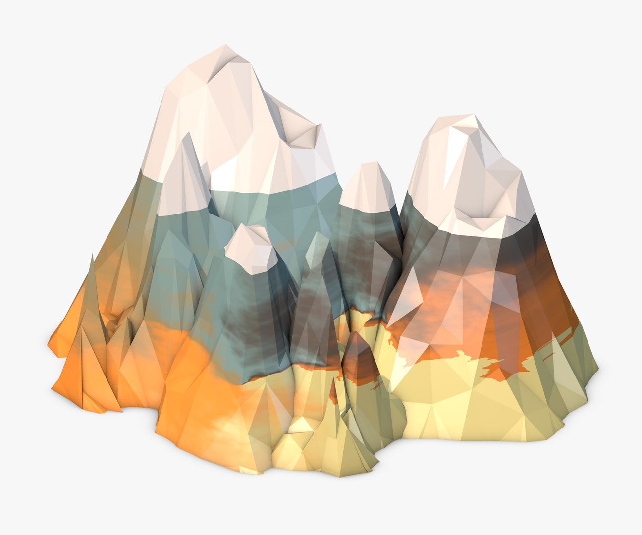 3D Model Mountain - TurboSquid 1195972