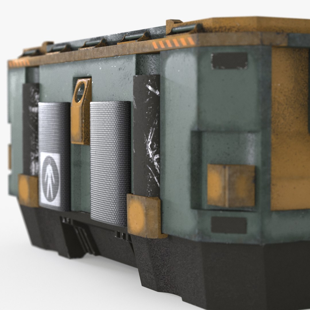 3d Container Box Model