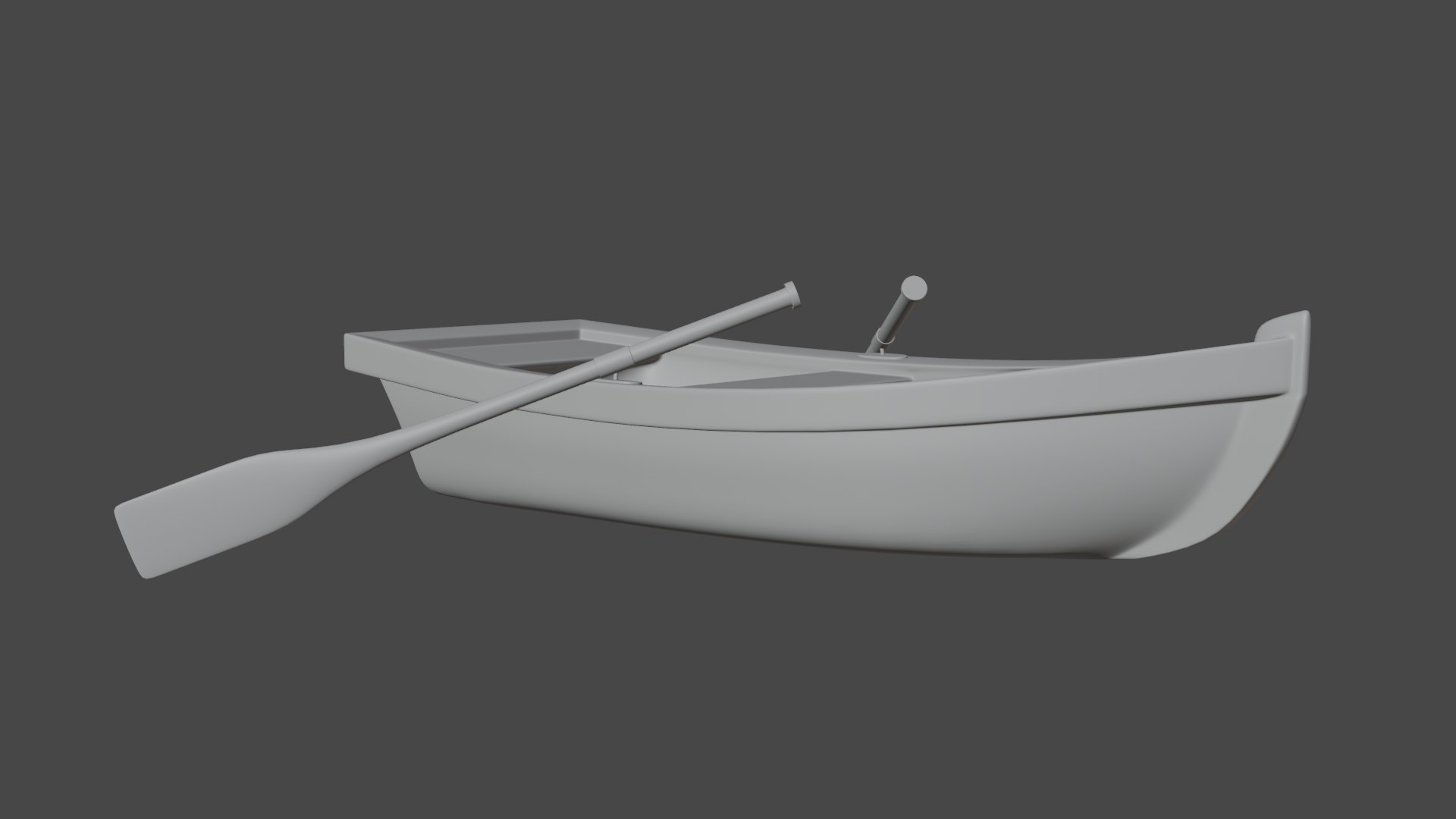 3D ROWING BOAT 3D MODEL LOW POLY PBR - TurboSquid 2176369