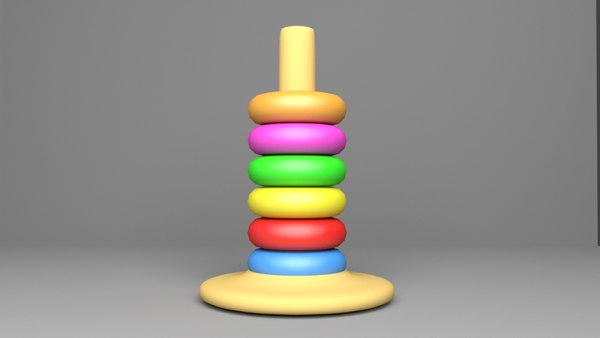 Toddler toy - tower model - TurboSquid 1582422