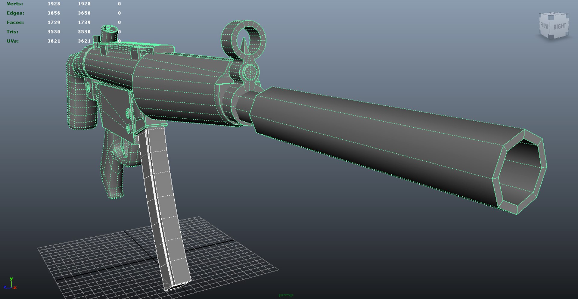 3d Model Mp5 Submachine Gun