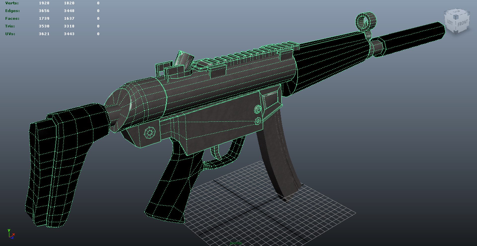 3d Model Mp5 Submachine Gun
