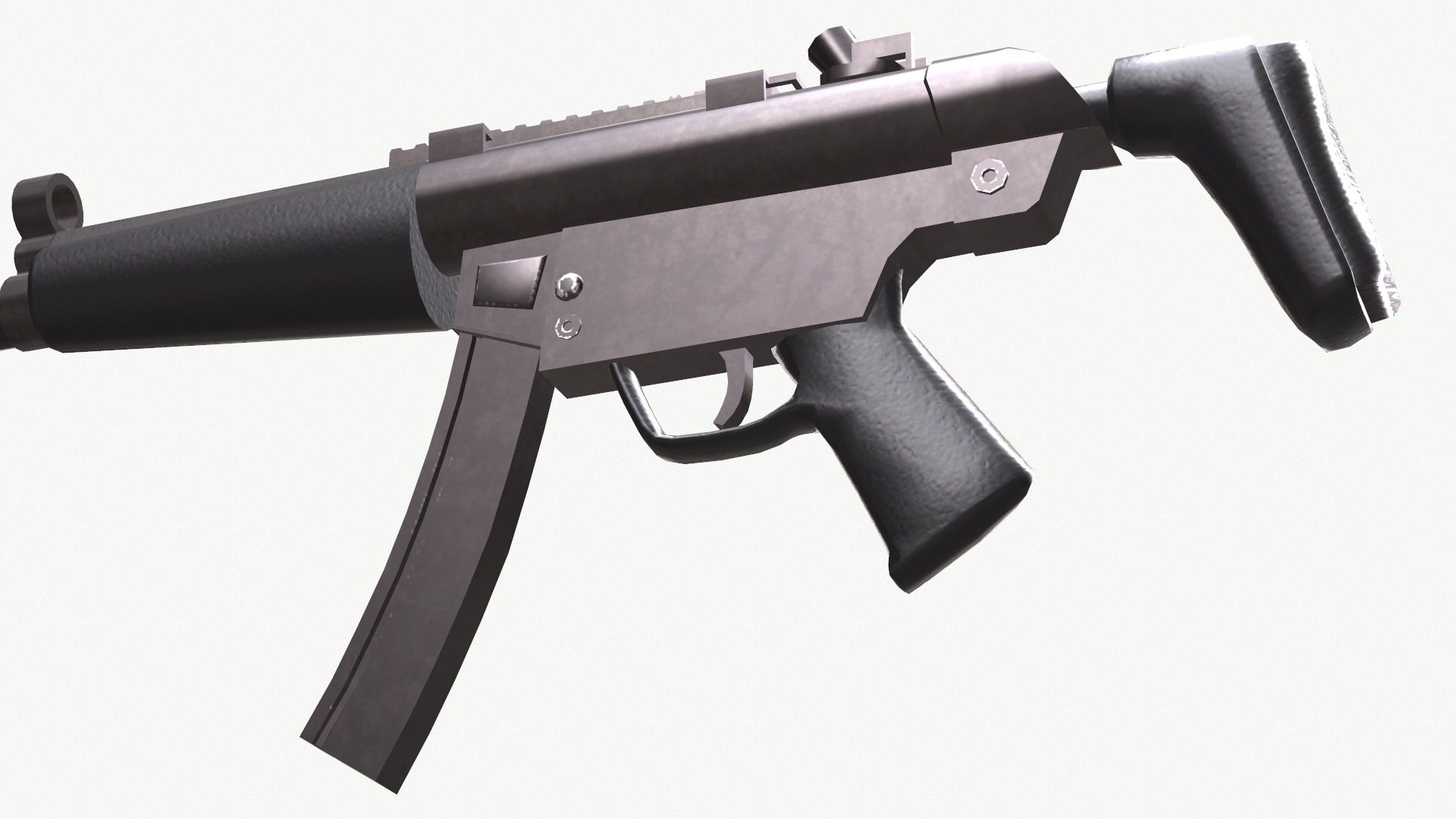 3d Model Mp5 Submachine Gun