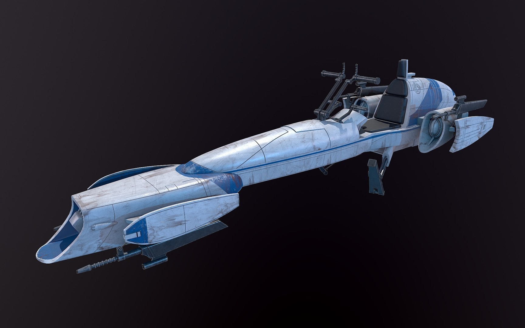 Barc Speeder Star Wars 3D Model - TurboSquid 2188019