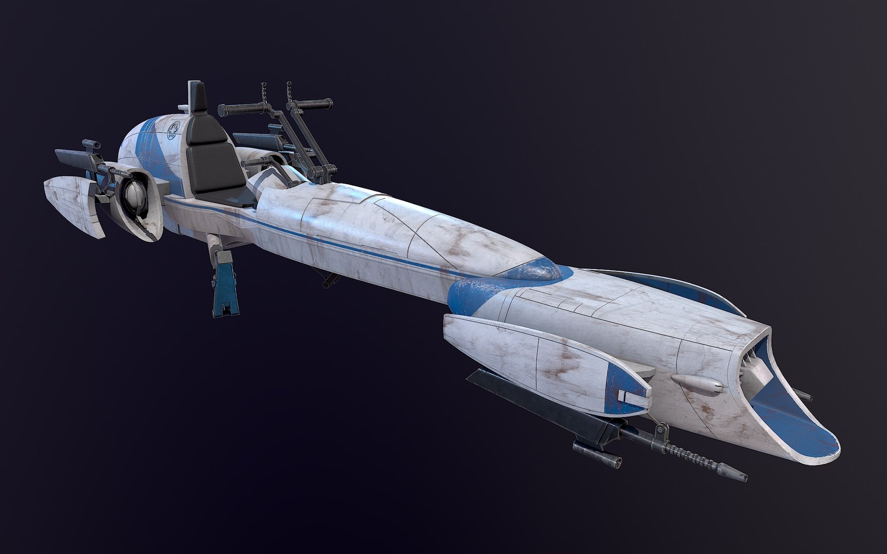 Barc Speeder Star Wars 3D Model - TurboSquid 2188019