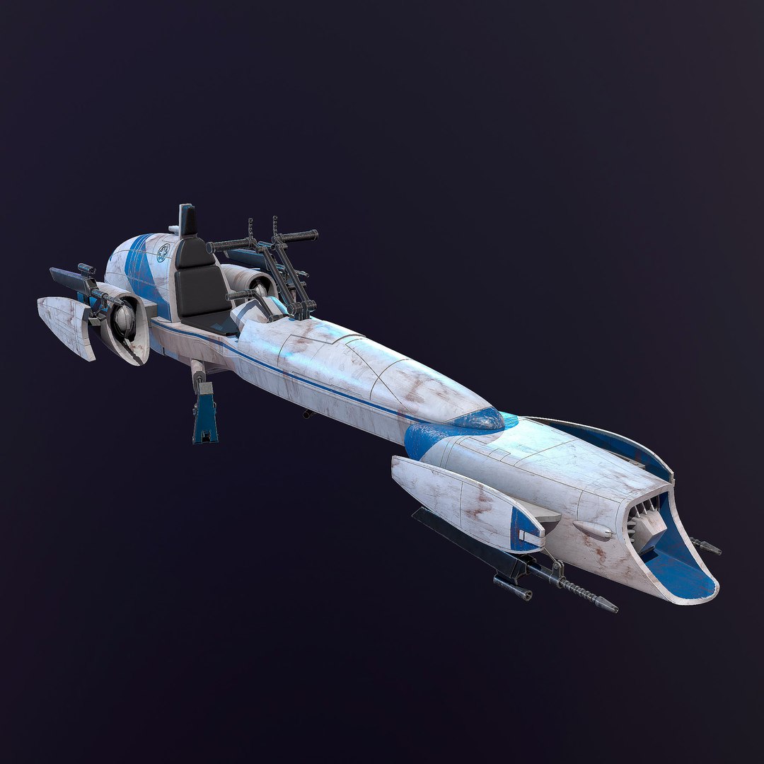 Barc Speeder Star Wars 3D Model - TurboSquid 2188019