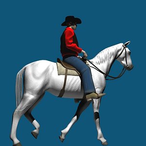 Man Horse 3D Models for Download | TurboSquid