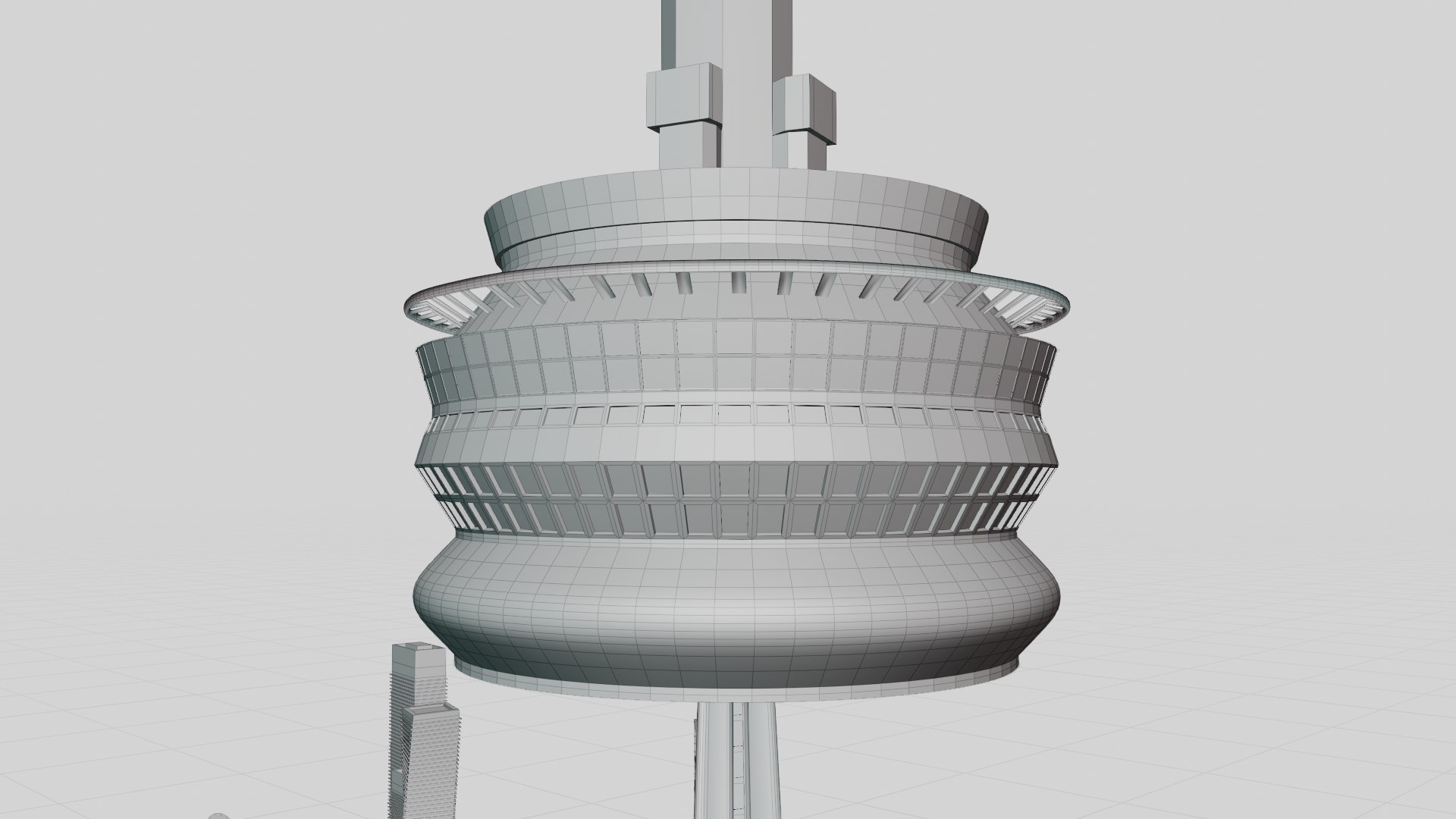 3D CN Tower Toronto City Canada 3D Model - TurboSquid 2037224