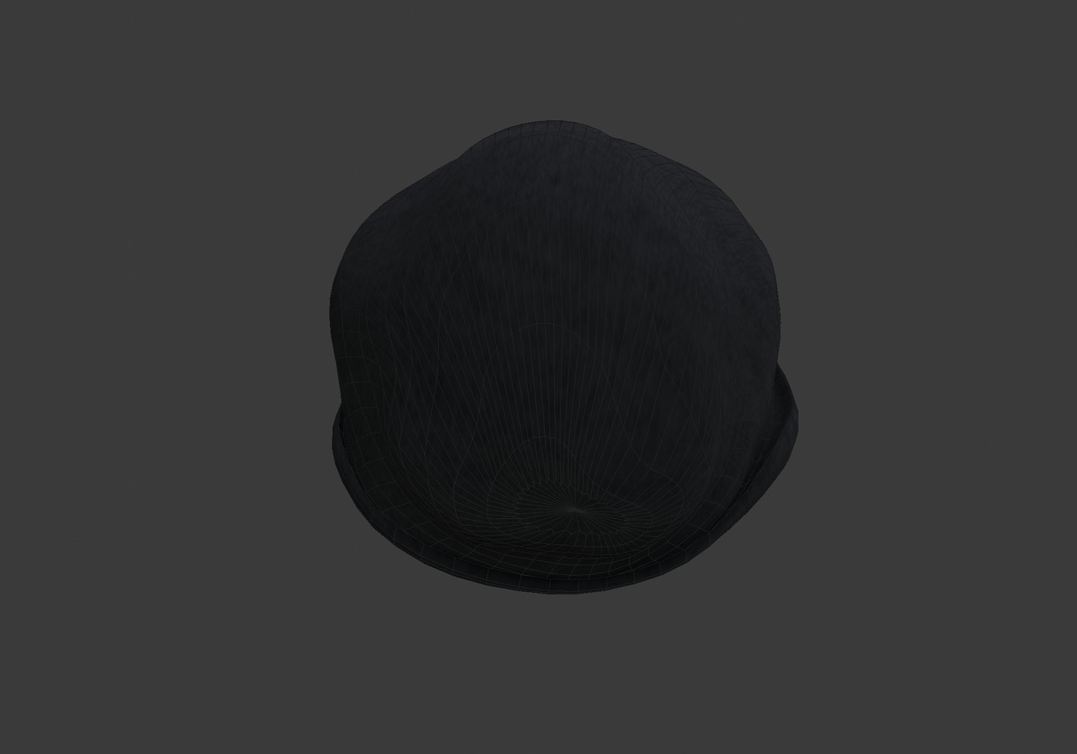 Black Bonnet 3D Model - TurboSquid 1896310