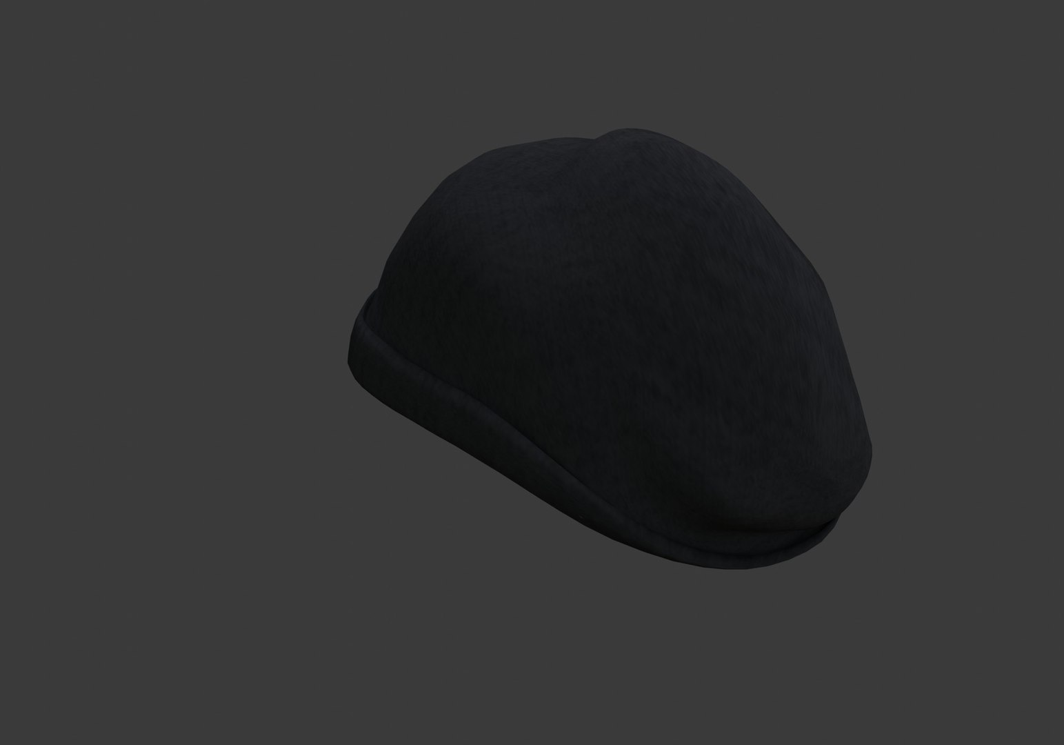 Black Bonnet 3D Model - TurboSquid 1896310