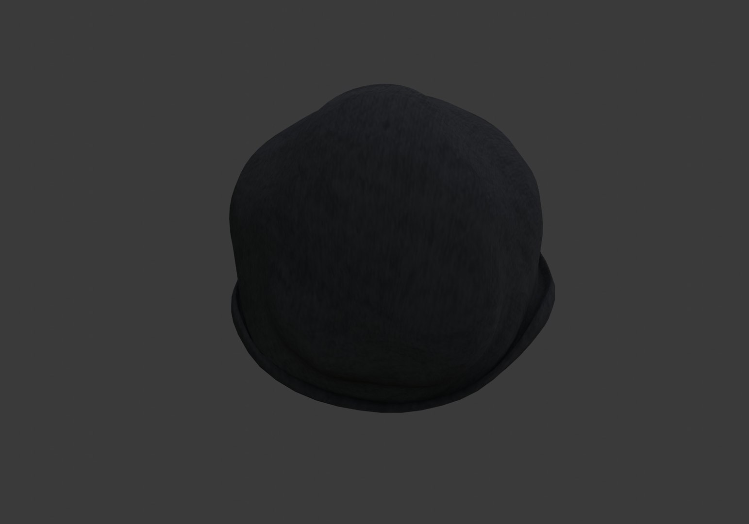 Black Bonnet 3D Model - TurboSquid 1896310