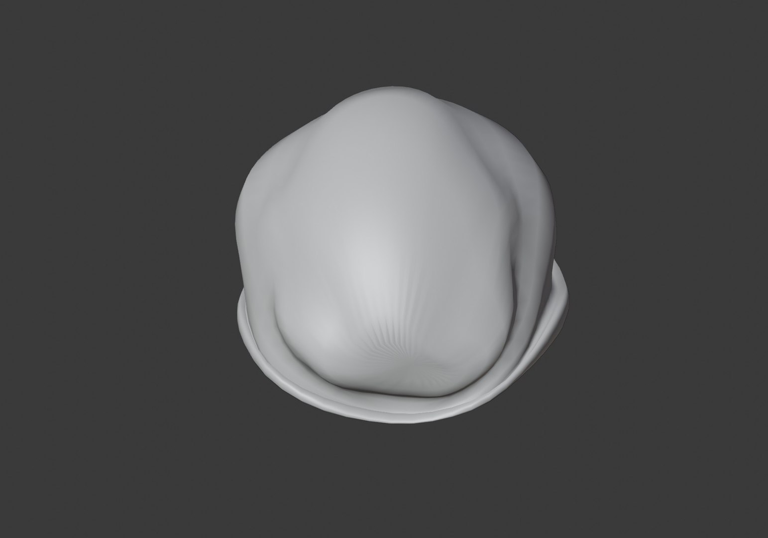 Black Bonnet 3D Model - TurboSquid 1896310