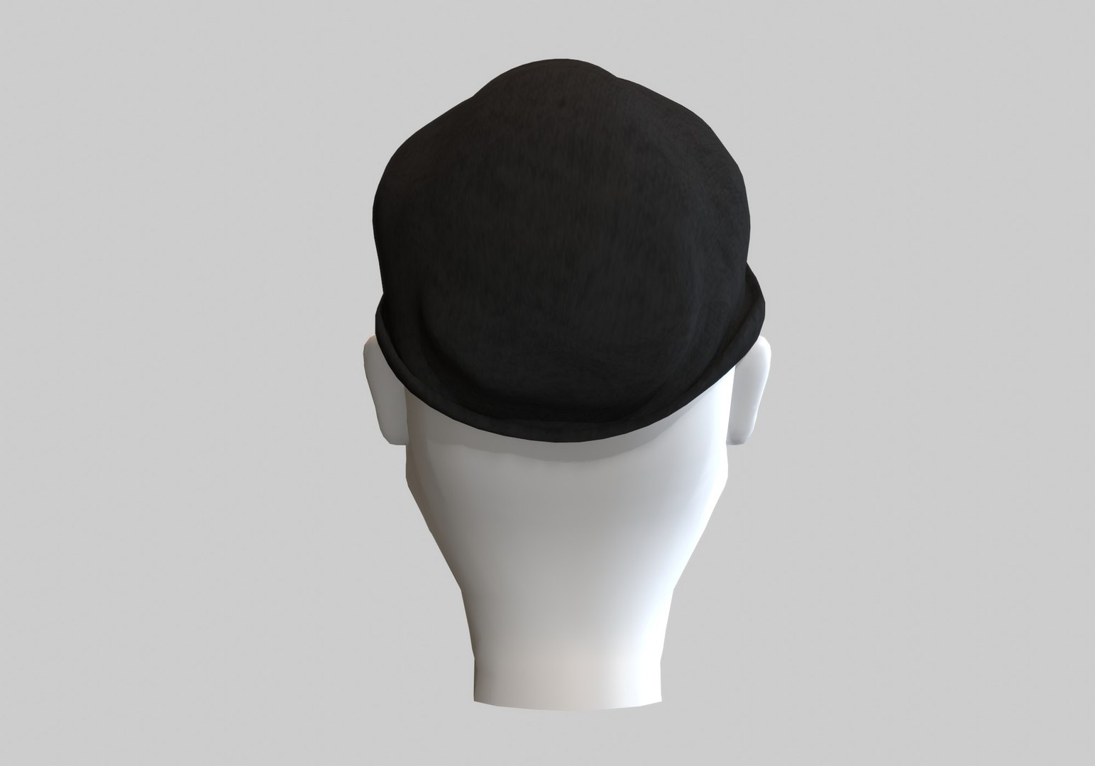 Black Bonnet 3D Model - TurboSquid 1896310