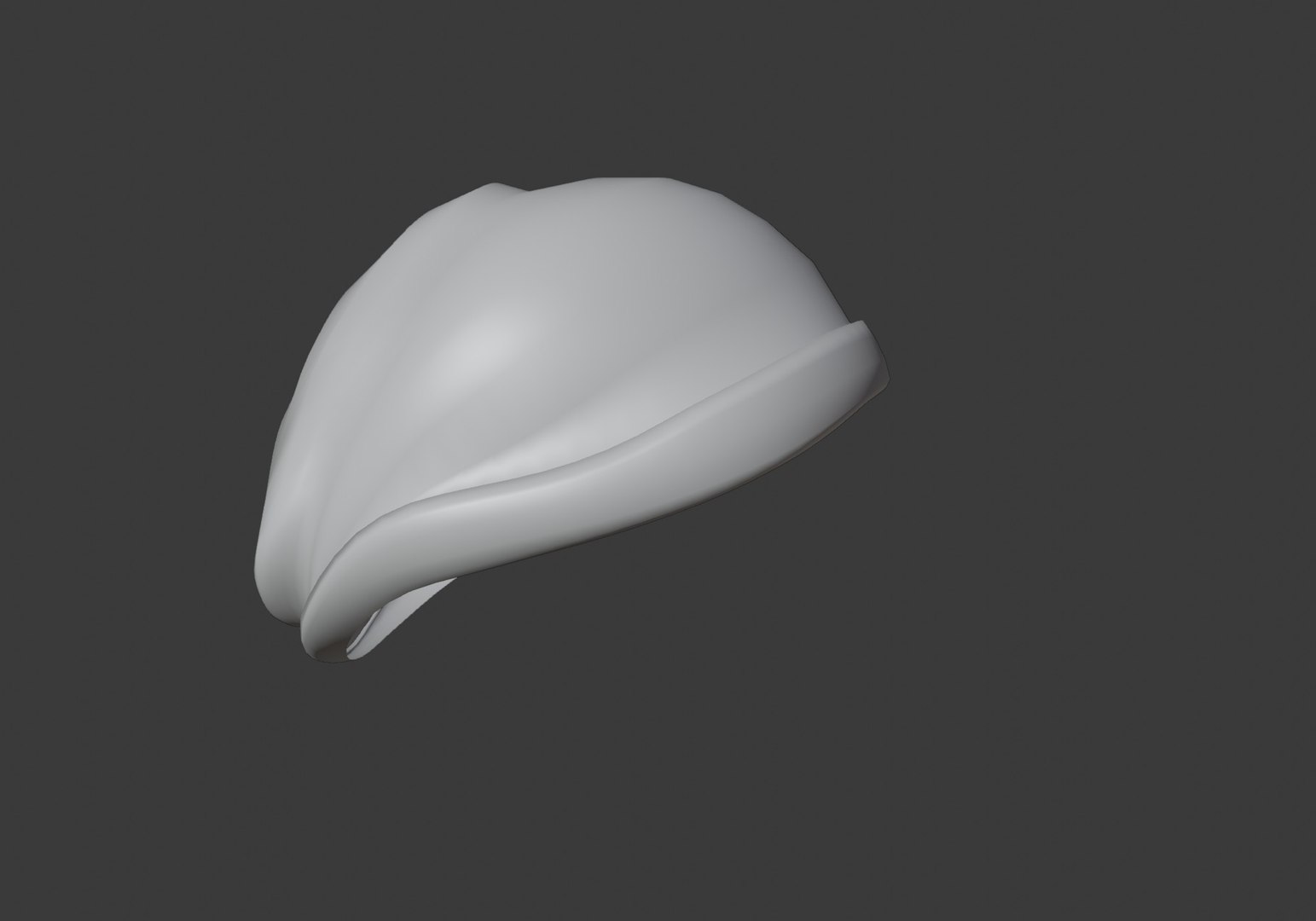 Black Bonnet 3D Model - TurboSquid 1896310