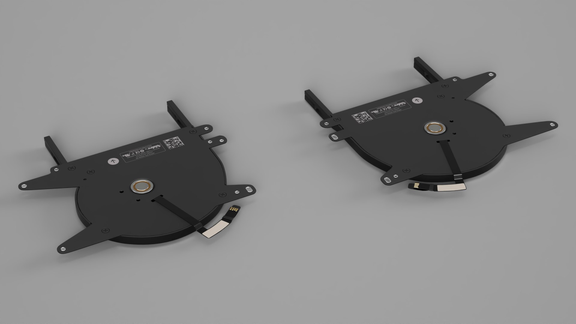Right And Left Fans Of MacBook Pro 14 M2 3D Model - TurboSquid 2186012