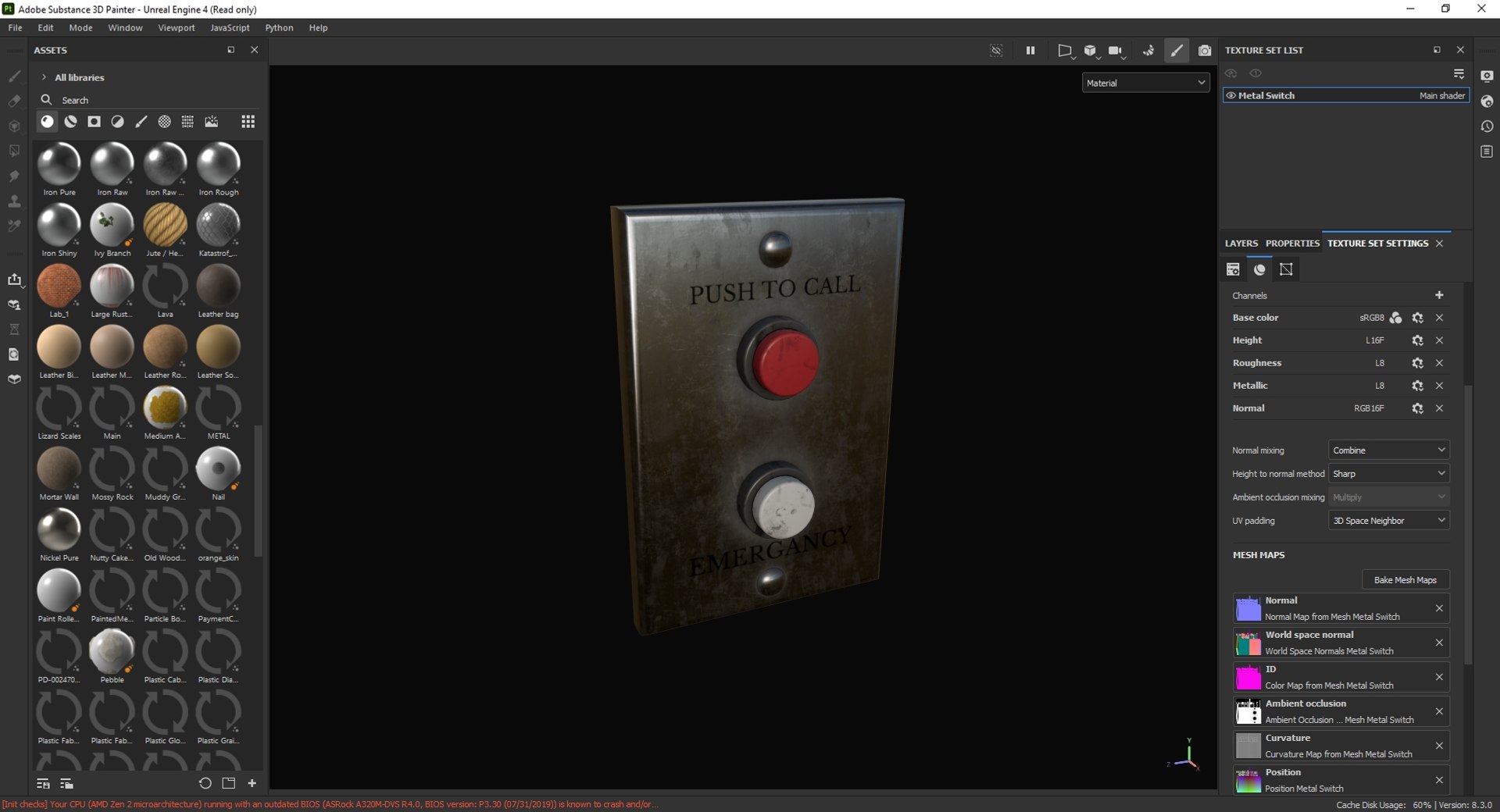 3D Metal Switch - TurboSquid 2133670