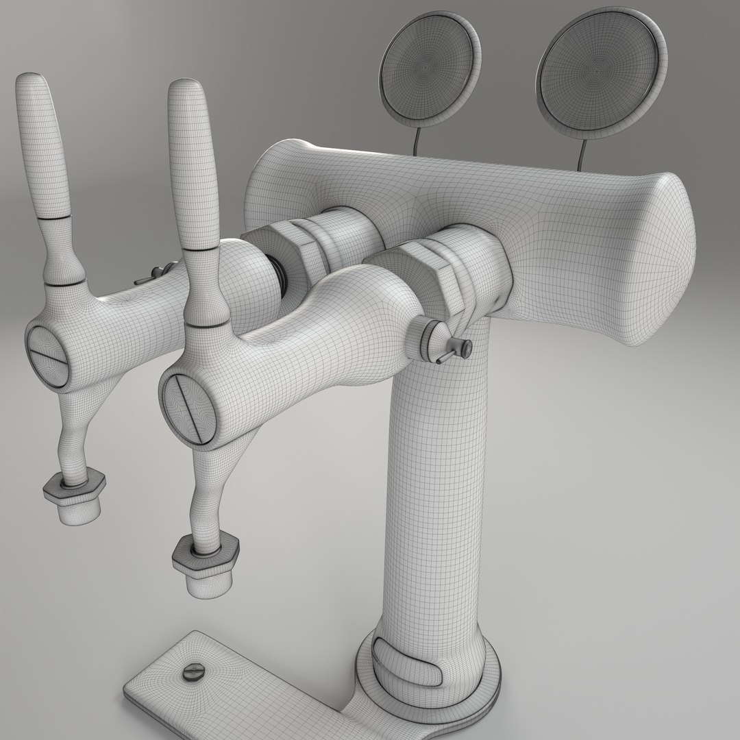 3D Beer Tap Model - TurboSquid 1715451