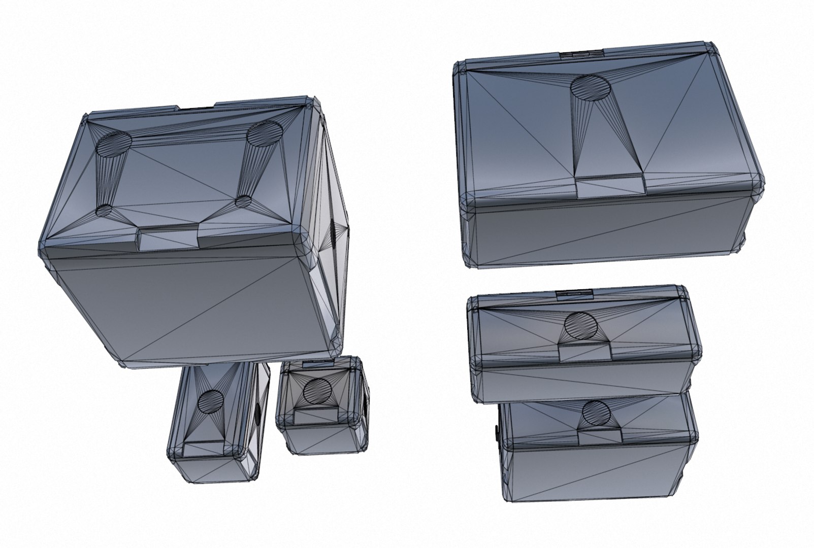Futuristic Cargo Storage Crate 3D - TurboSquid 1444301