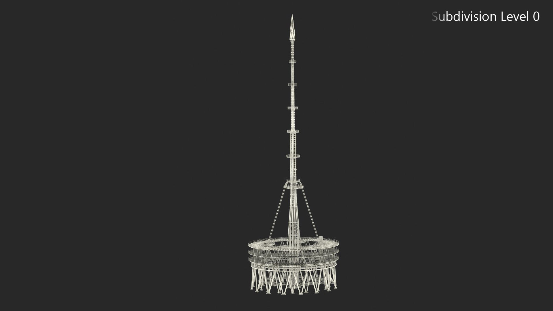 3D Model Tower Spire - TurboSquid 1699053