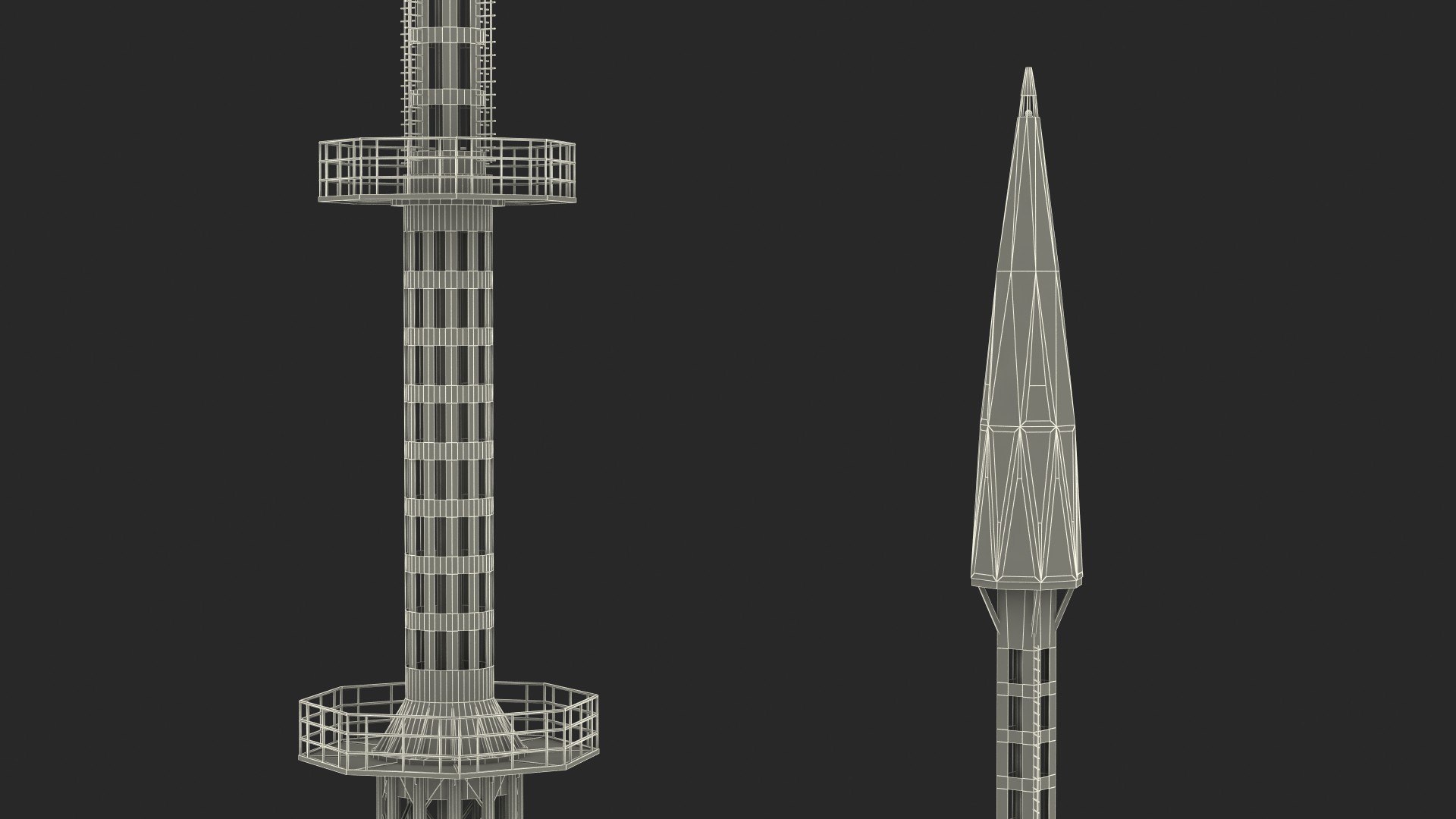 3D Model Tower Spire - TurboSquid 1699053