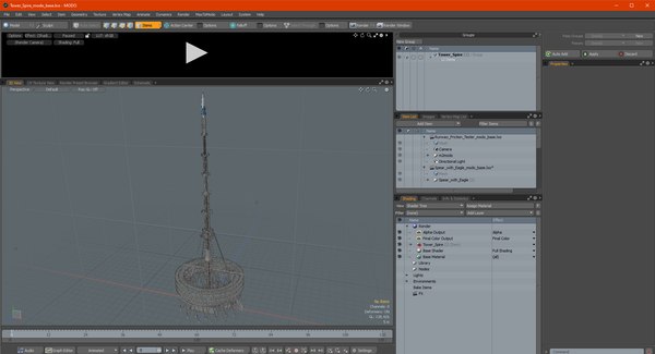 3D model tower spire - TurboSquid 1699053