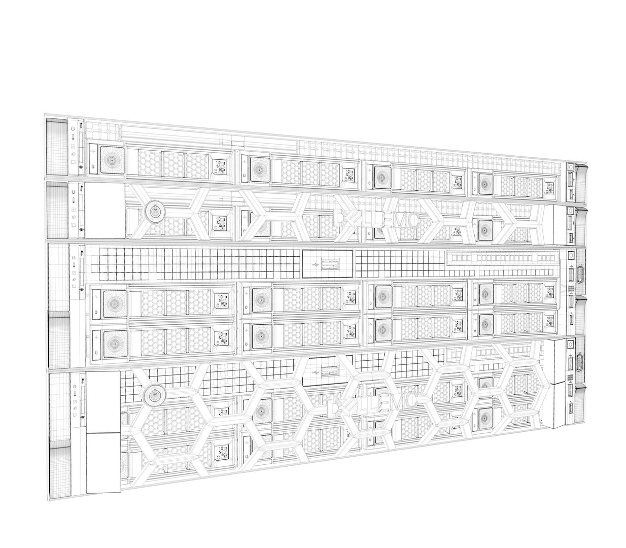 3D model Data Server and Network Rack - TurboSquid 2007629