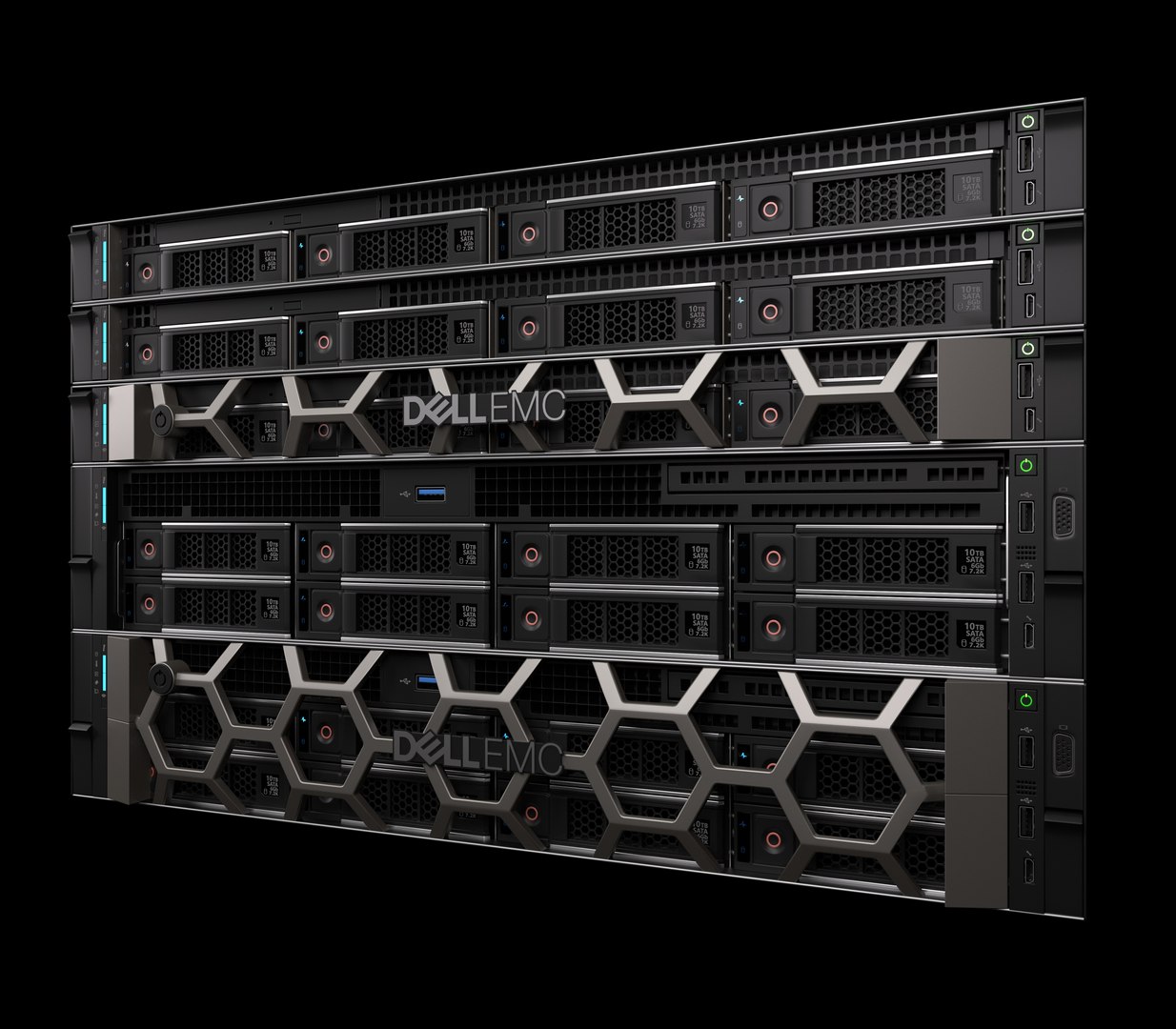 3D model Data Server and Network Rack - TurboSquid 2007629