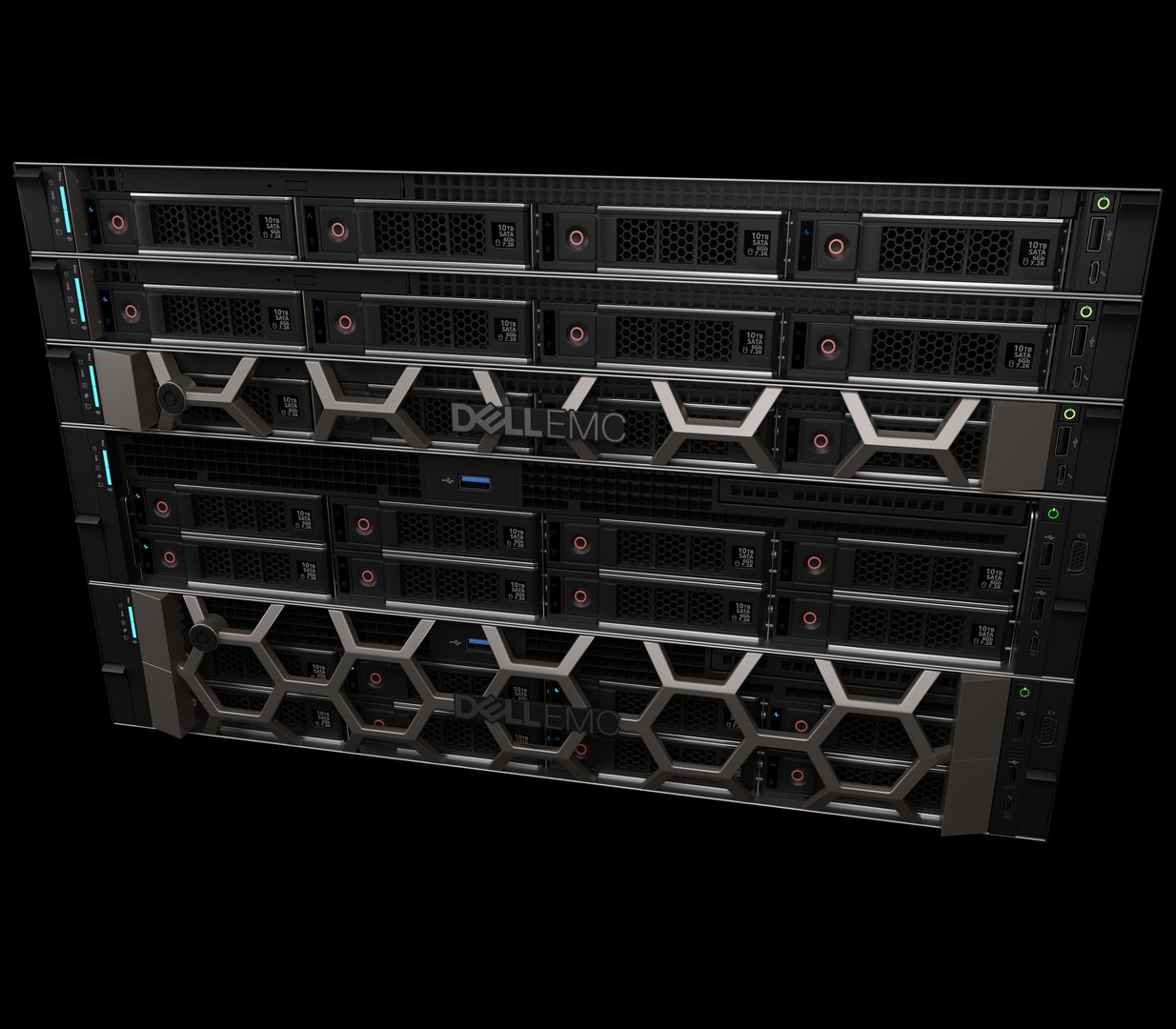 3D model Data Server and Network Rack - TurboSquid 2007629