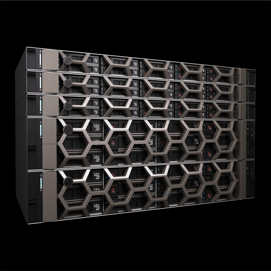 modelo 3d Network Rack Server - TurboSquid 2007629