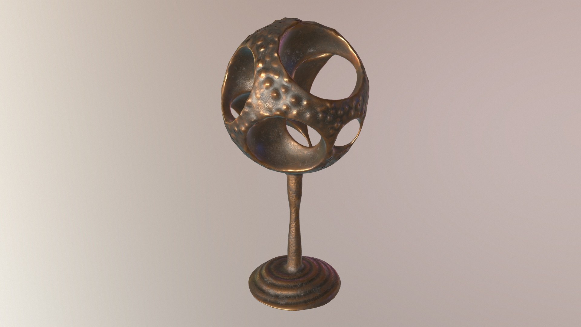 3D bronze decor deco model - TurboSquid 1683157