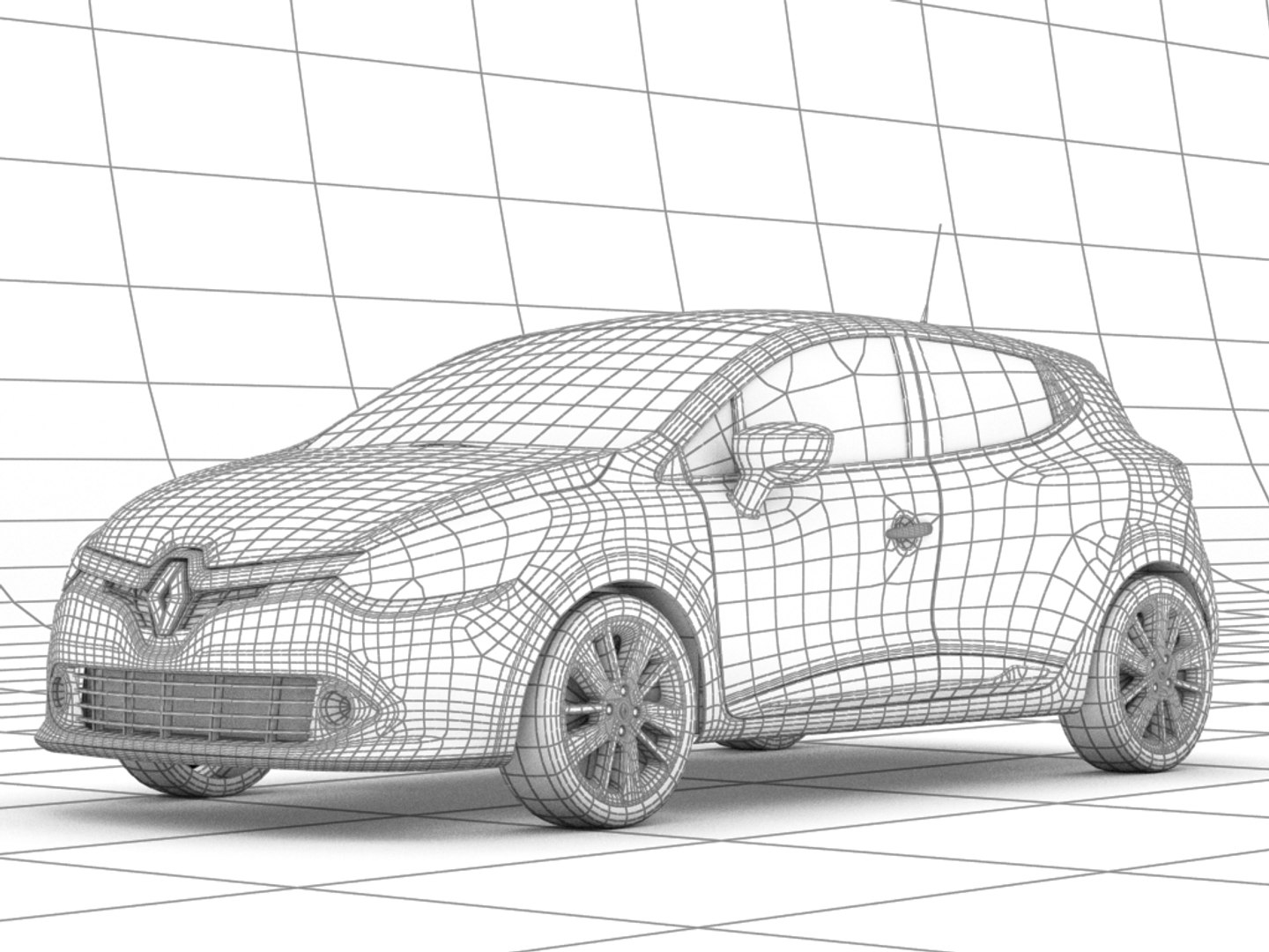3d Renault Clio